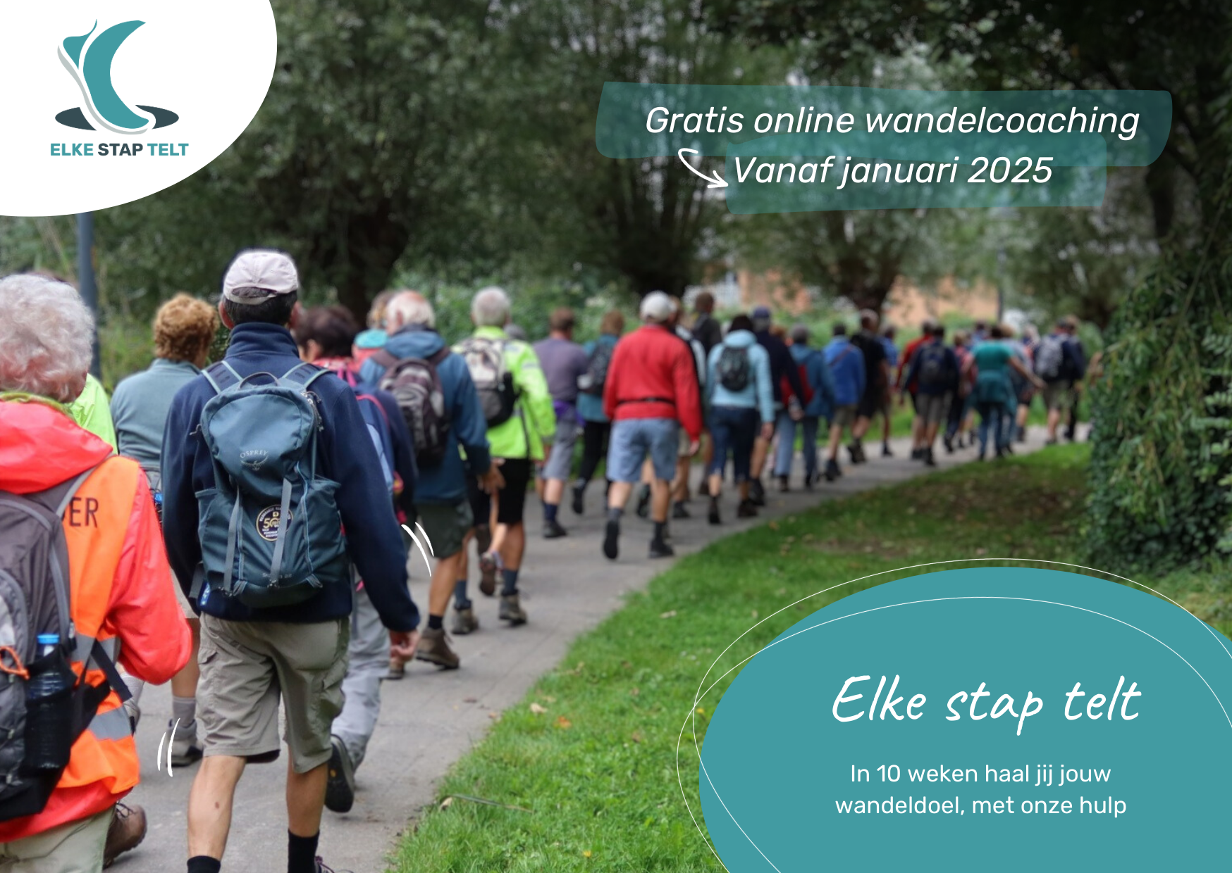 Elke Stap Telt - Eenlevenlangsporten